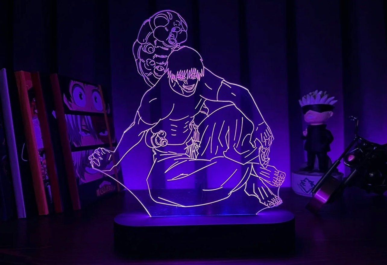 Jujutsu Kaisen Toji Fushiguro Anime Table Lamp Custom Neon Sign Led ...