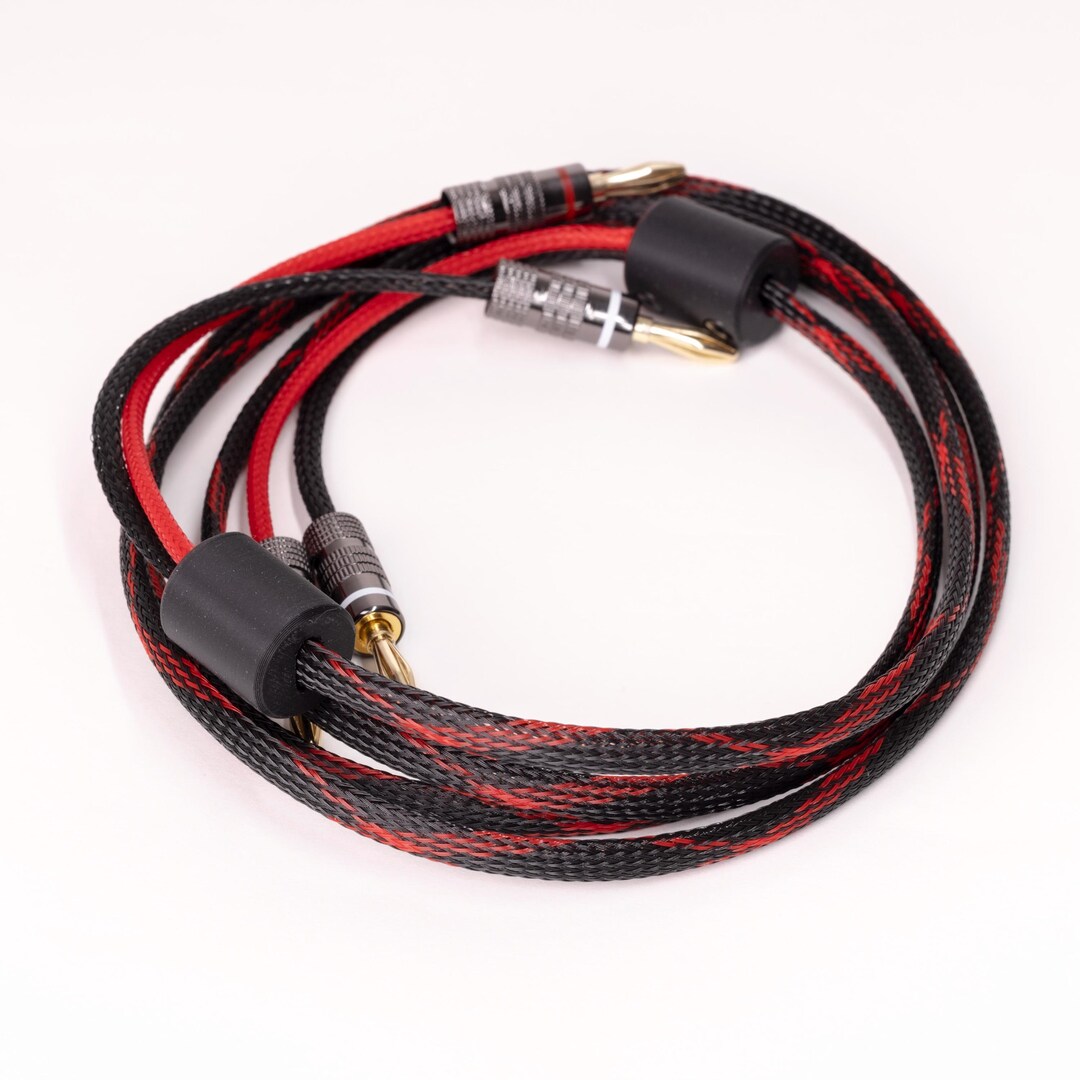Basic / Premium Ocracing DUAL Banana Audio Cables for Bass Shakers BST ...