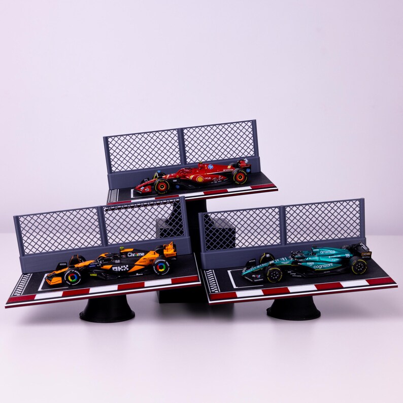 F1 Display Stand With Optional 1:43 Bburago Model Car / Formula – Base ...