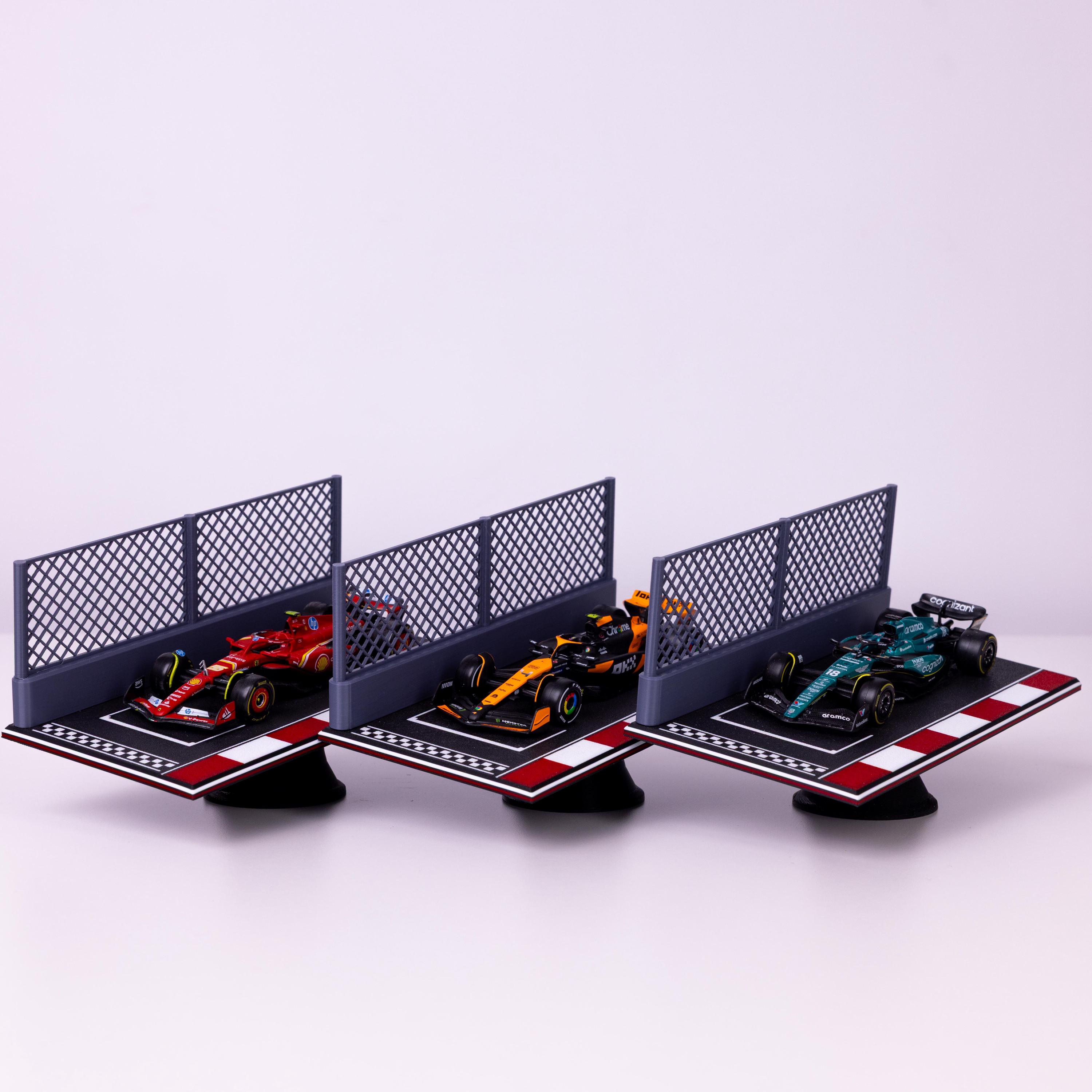 F1 Display Stand With Optional 1:43 Bburago Model Car / Formula – Base ...