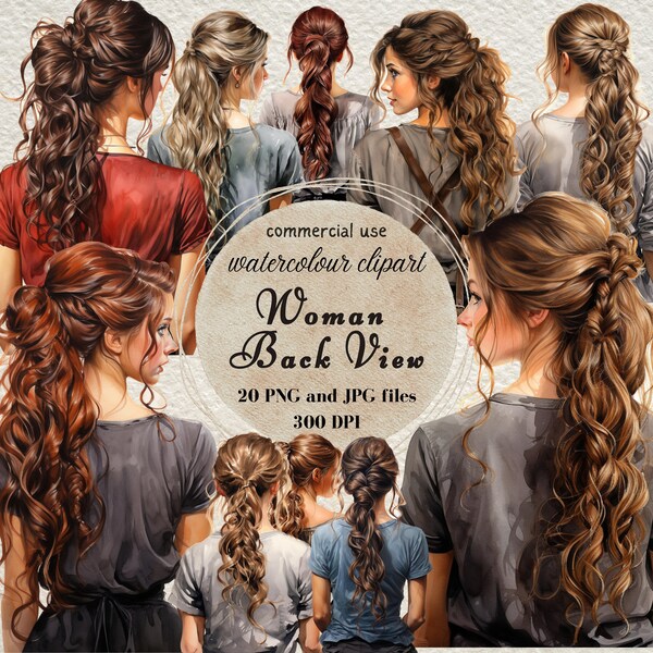Woman Clipart - Etsy