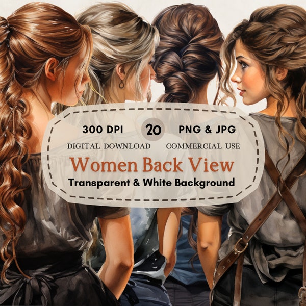 Woman Back Drawing - Etsy