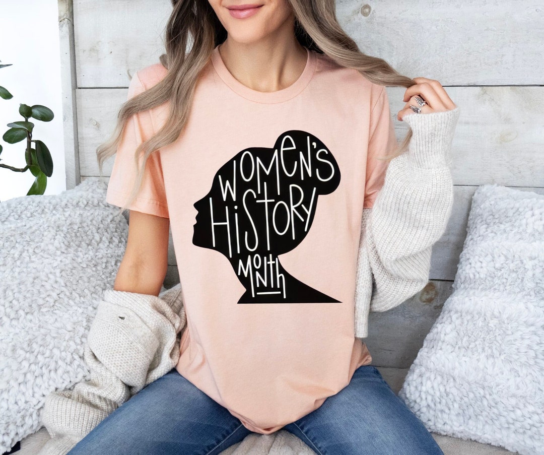 Women's History Month Shirt, Strong Womens V-neck Shirt, Empowered ...
