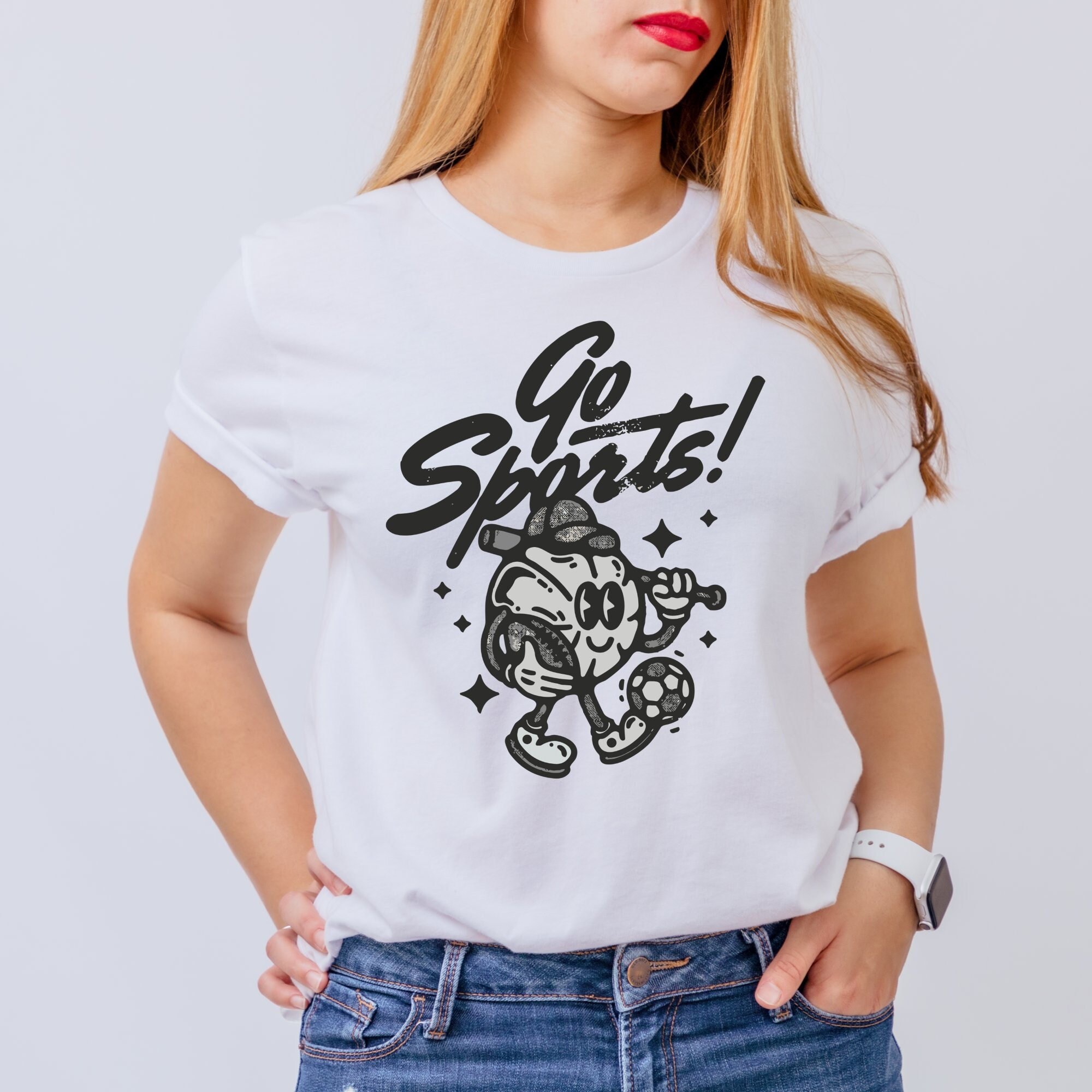 Go Sports Shirt, Go Sports Team T-shirt, Sports Mom Shirt, Funny Sports ...