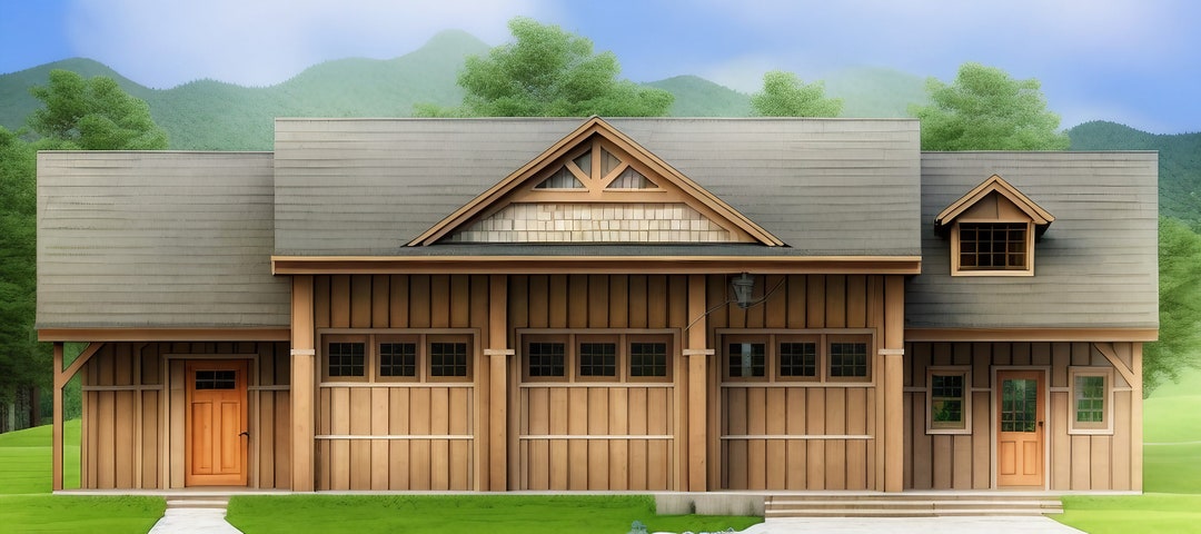 A Timber Framed Garage - Andover - Ready to Build Plans - Etsy