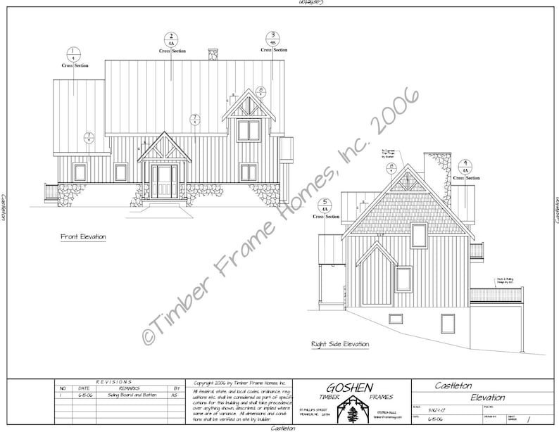 Your Timber Frame Home Starts Here - Castleton - Design Proof - Etsy