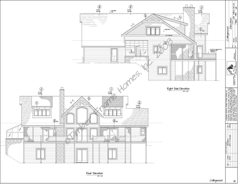 Your Timber Frame Home Starts Here Collingwood Ready to Build Plans - Etsy