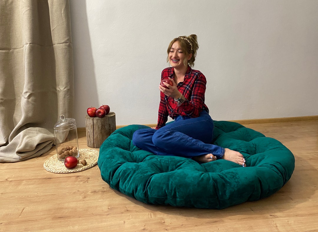 Velvet Floor Pillow | Exclusive Cushion | Tailoring Pillow | Large ...