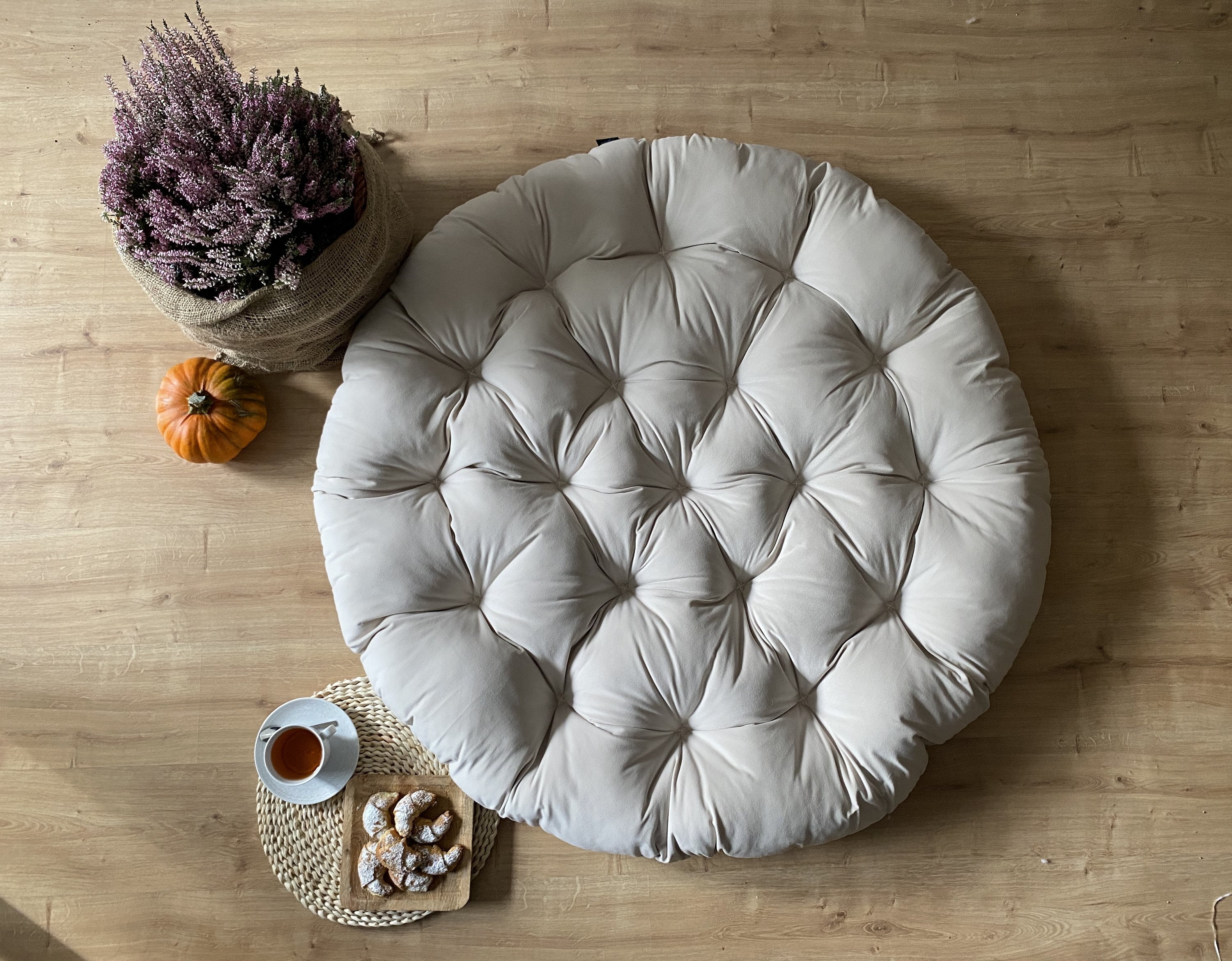 Velvet Floor Pillow Tailormade Pillow Large Round Pillow - Etsy UK