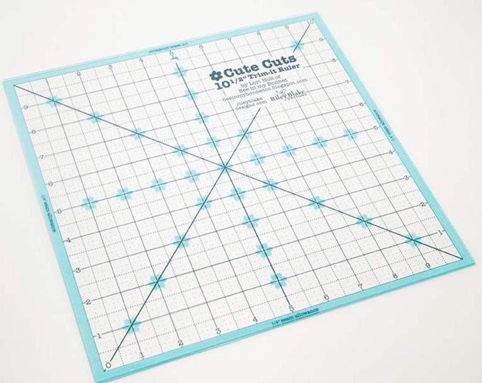 Lori Holt Cute Cuts™ Trim-it™ Ruler 10 1/2" X 10 1/2" - Etsy