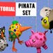 Set 4 Pinata Easy Level Tutorial DIY PDF - Etsy