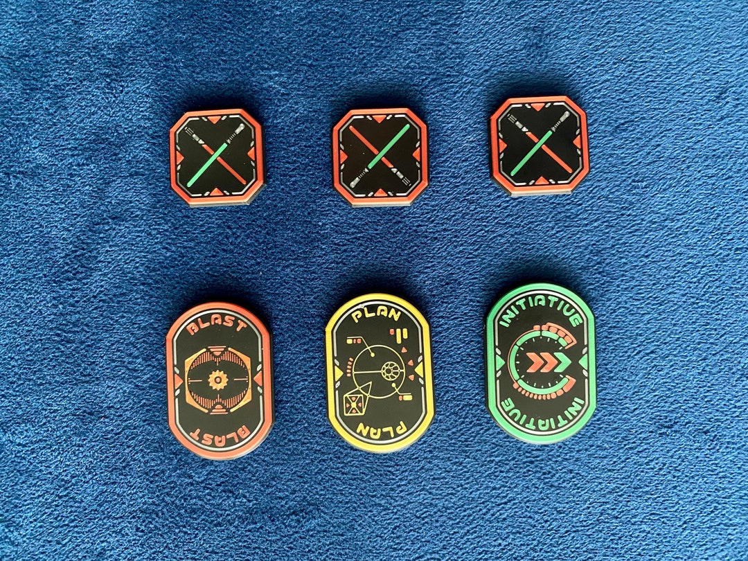 Star Wars Unlimited Upgraded Tokens - Double Sided Initiative Blast ...