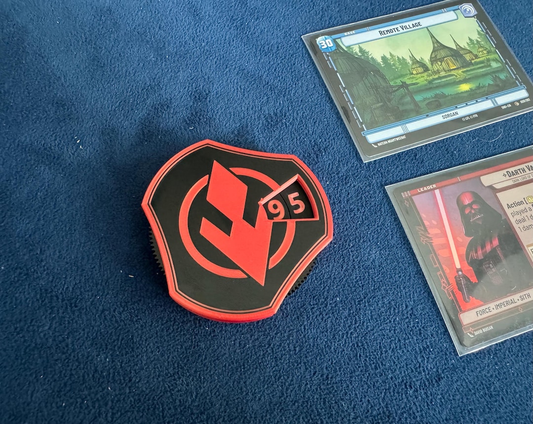 Star Wars Unlimited Base Damage Counter With Customizable Faceplates ...