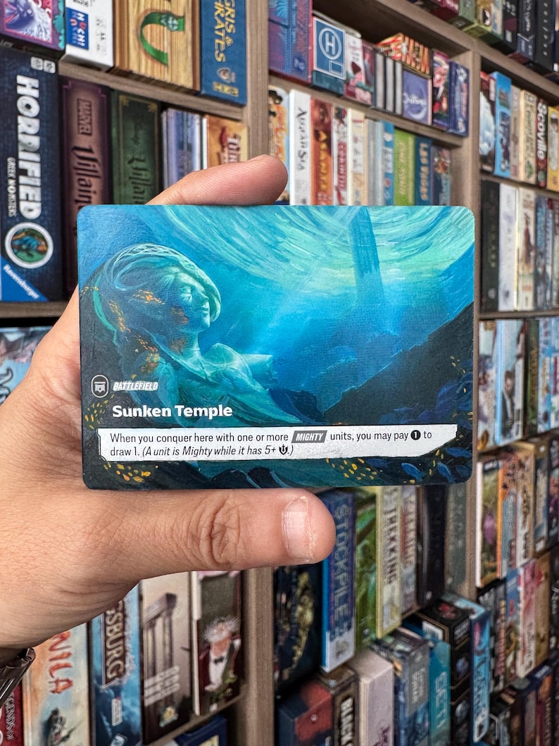 League of Legend Riftbound Card Alter - Sunken Temple Hand Painted Full ...