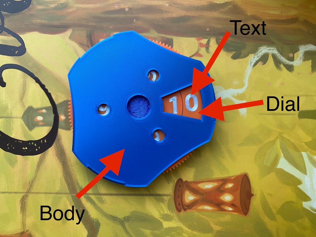 Custom Colored Game Score Tracker Lore Counter Customizable Faceplates ...