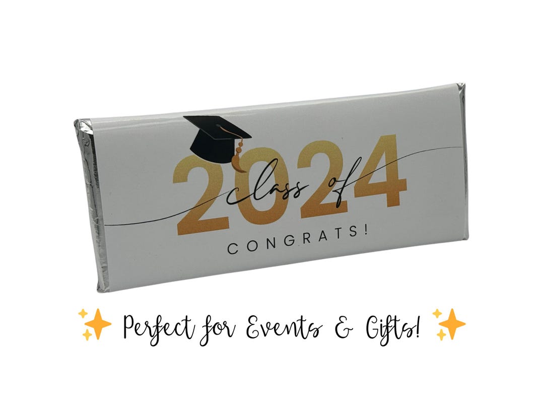 Personalized Graduation Candy Bars – Fully Assembled Hershey Favors ...