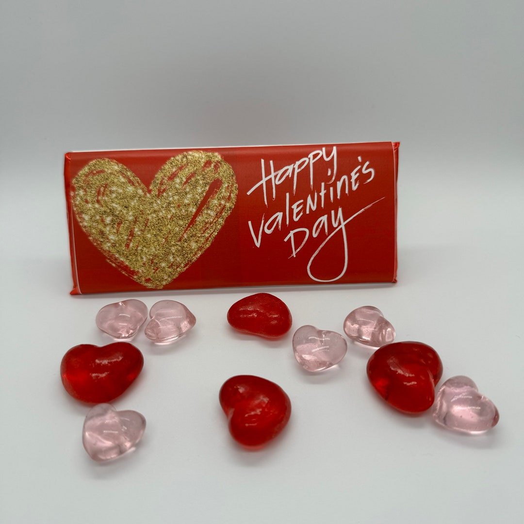 Customized Candy Bar for Valentine's Day - Etsy