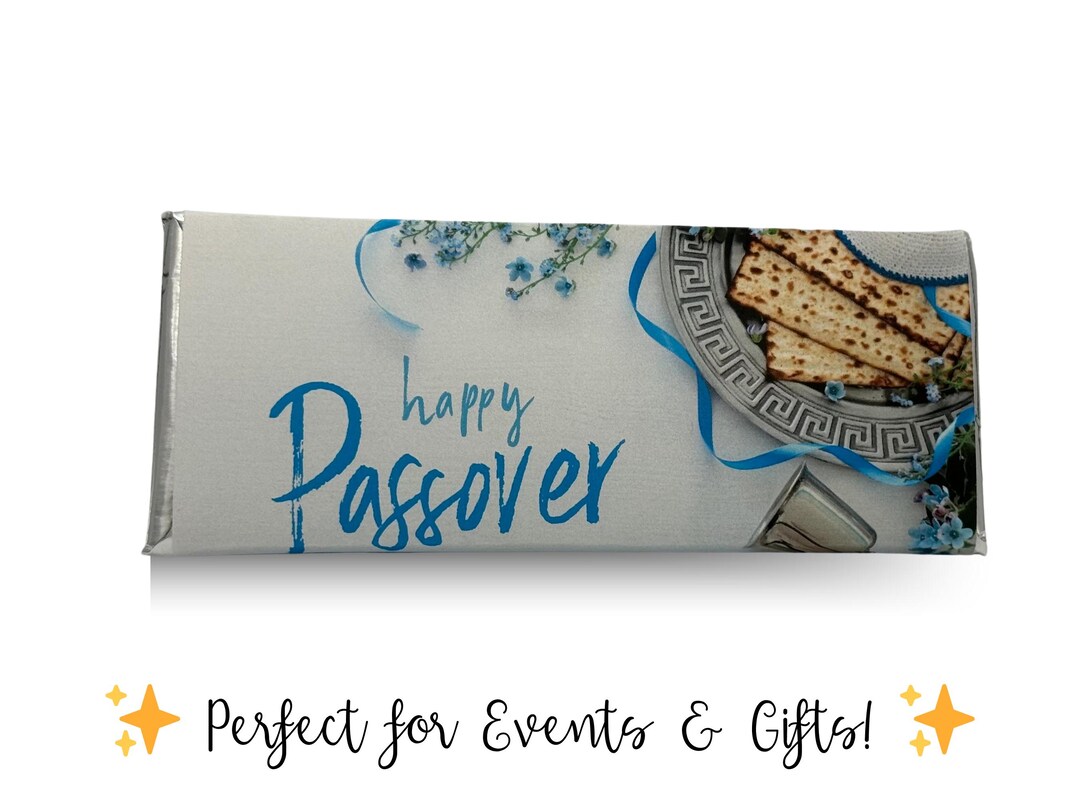 Personalized Passover Candy Bars - Fully Assembled Hershey Party Favors ...