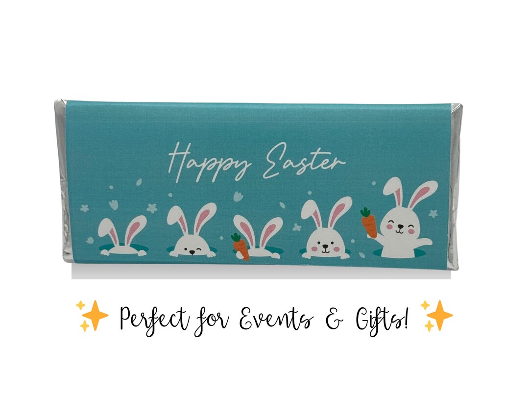 Personalized Easter Candy Bars – Fully Assembled Hershey Party Favors ...