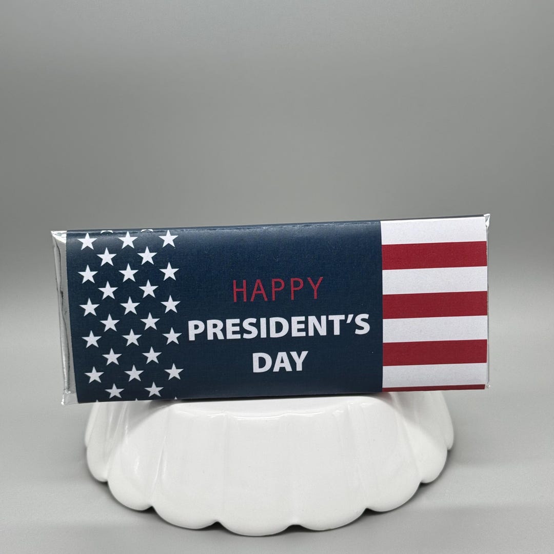 Customized President's Day Candy Bars - Fully Assembled - Etsy