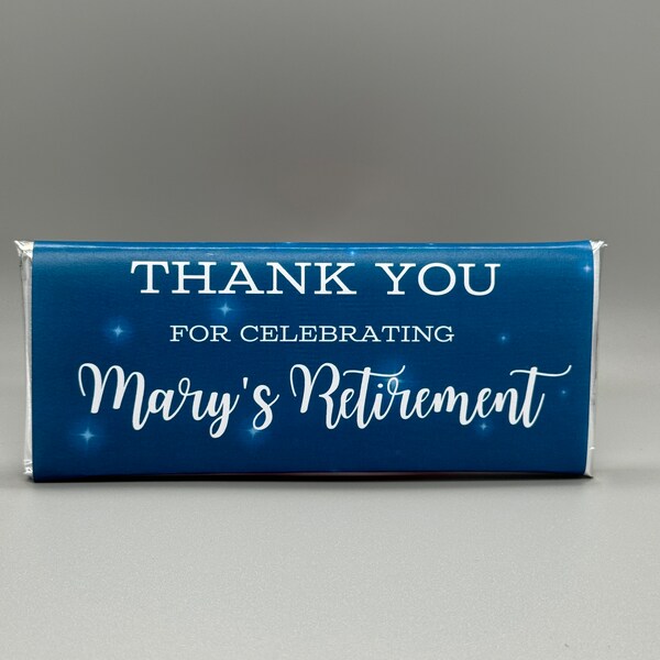 Retirement Candy Bar - Etsy