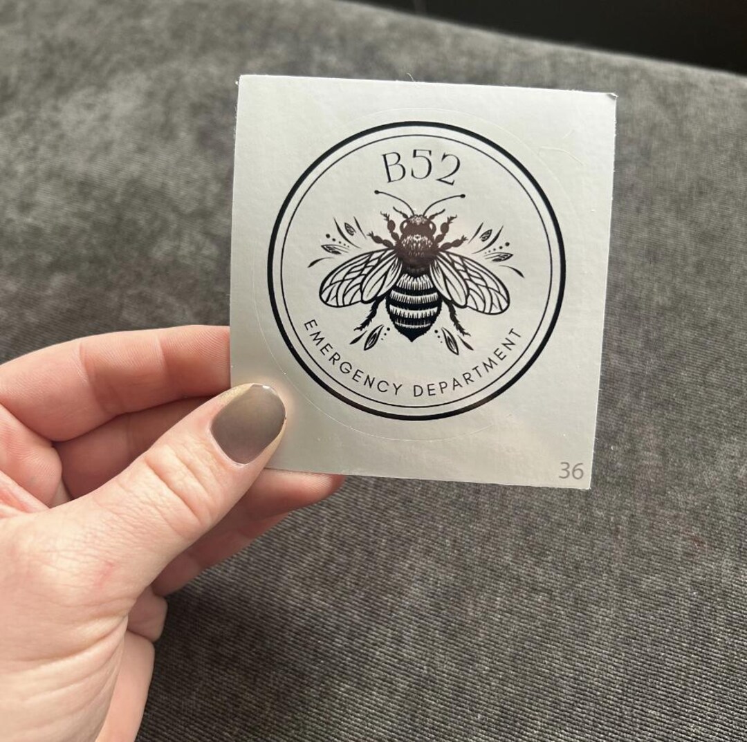 Funny Nurse Stickers - Classy B52 Kiss-cut Stickers for Medical ...