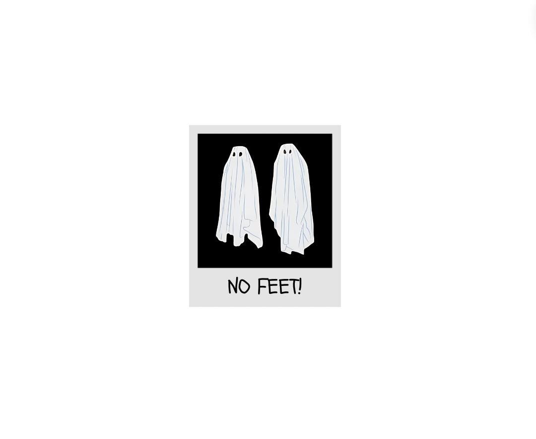 No Feet Ghost Polaroid - Beetle Juice Inspired - Halloween Digital ...