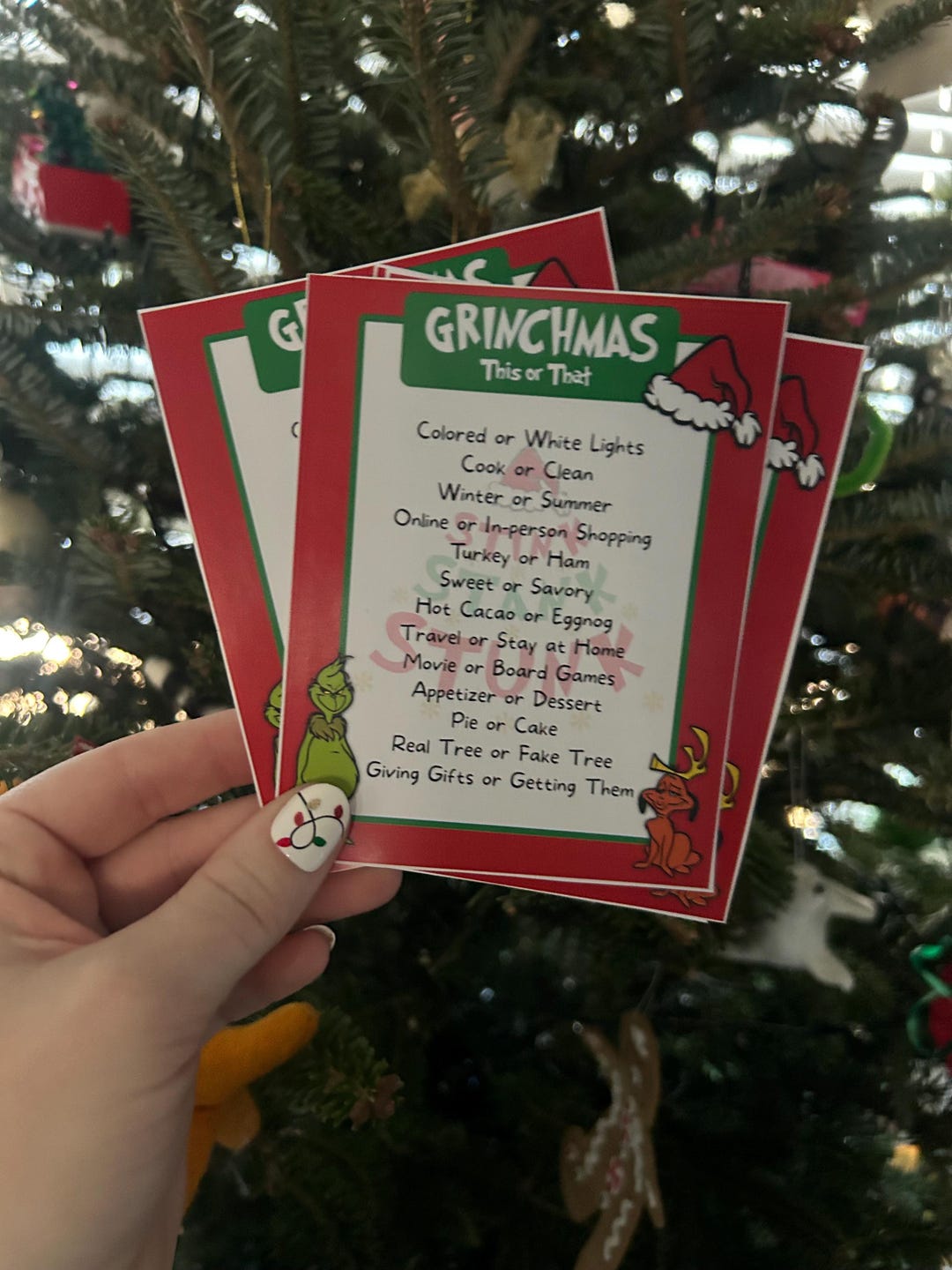 Gr Inch Christmas This or That Game Printable |gr Inchmas Party Game ...