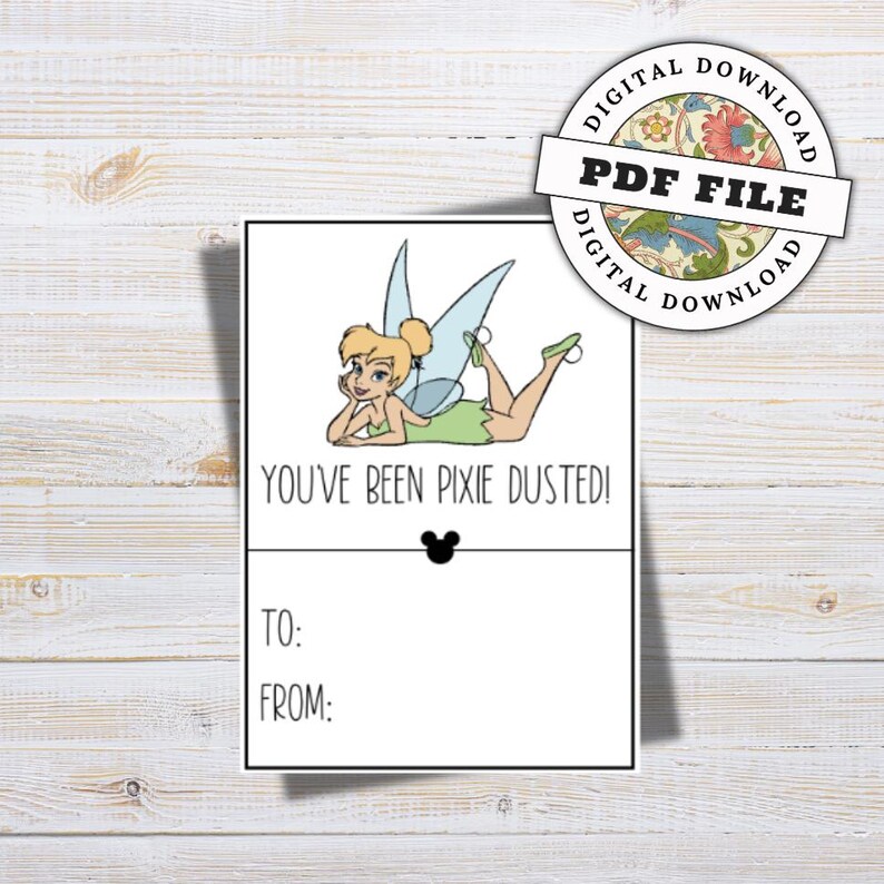 You’ve Been Pixie-dusted Tags – DCL Digital Download – PDF Gift Tags ...