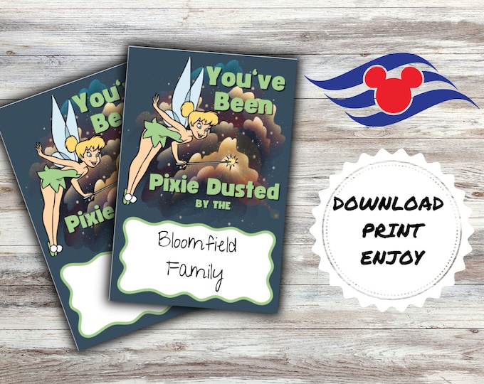 Pixie Dust Gift Tag, Pixie Dust Printable Tag, Pixie Dust Custom Gift ...