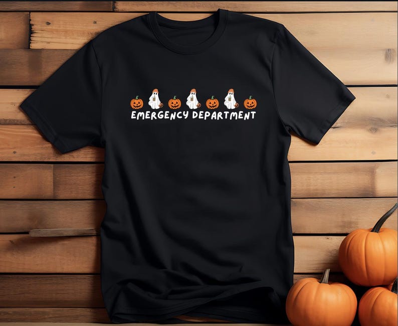 Emergency Department Halloween Spooky Emergency Department Ghost and ...