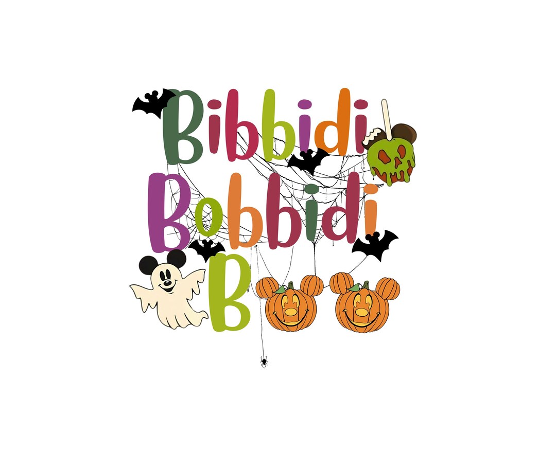 Spooktacular Bibbidi Bobbidi Boo Digital Download - Not so Scary ...