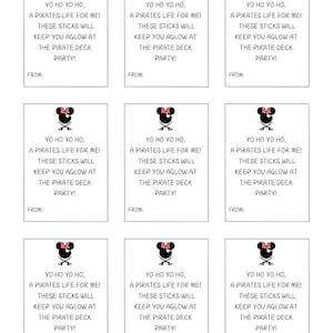 Fish Extender Gift Tag Bundle | Printable | PDF File | DCL Gift Tags ...