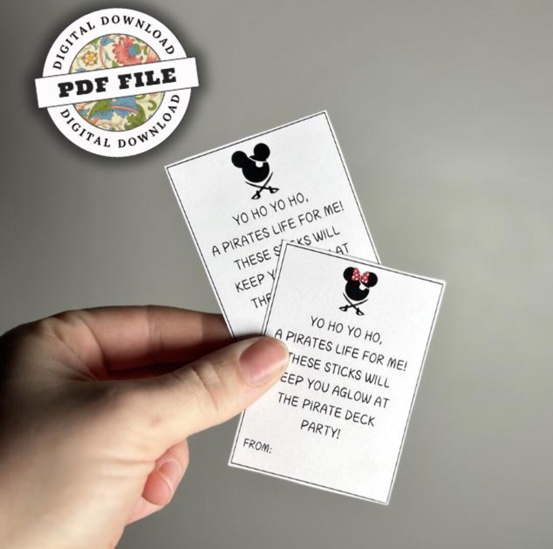 Fish Extender Gift Tag Bundle | Printable | PDF File | DCL Gift Tags ...