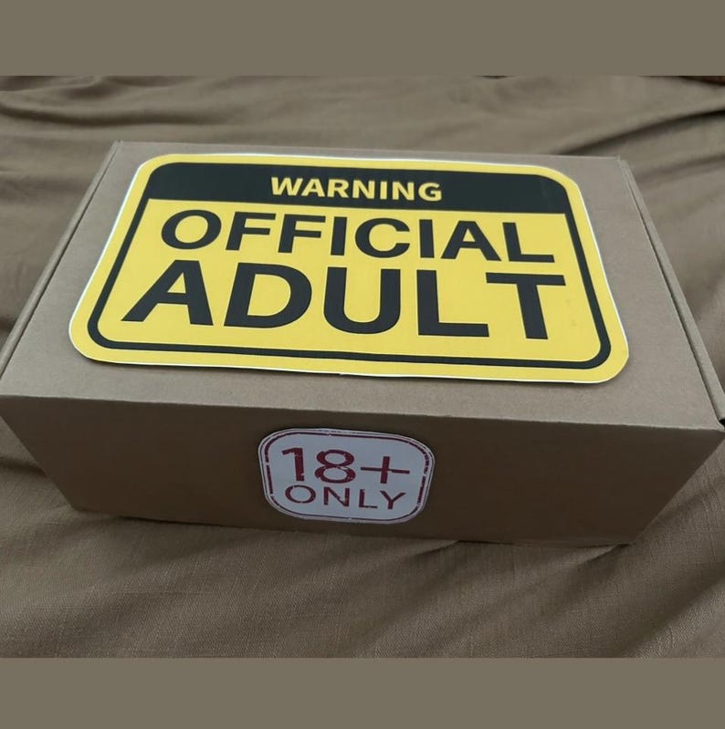 Funny 18th Birthday PNG Bundle: Gamer Sign, Adult Warning Label ...