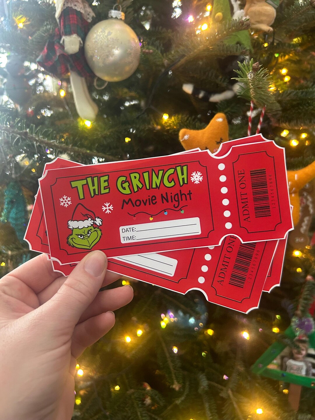 Gr Inch Movie Night Bundle • Christmas Movie Tickets • Concession Stand ...