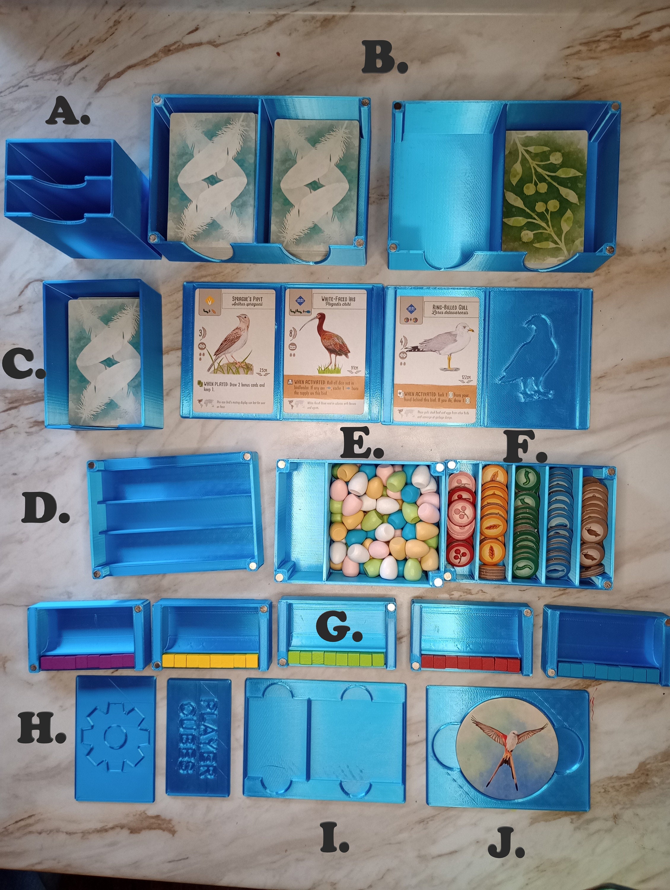 Wingspan Box Organizer and Bird House for Storage and Gameplay - Etsy