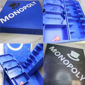 Monopoly Game Storage Box With Bankers Box and Trays - Etsy