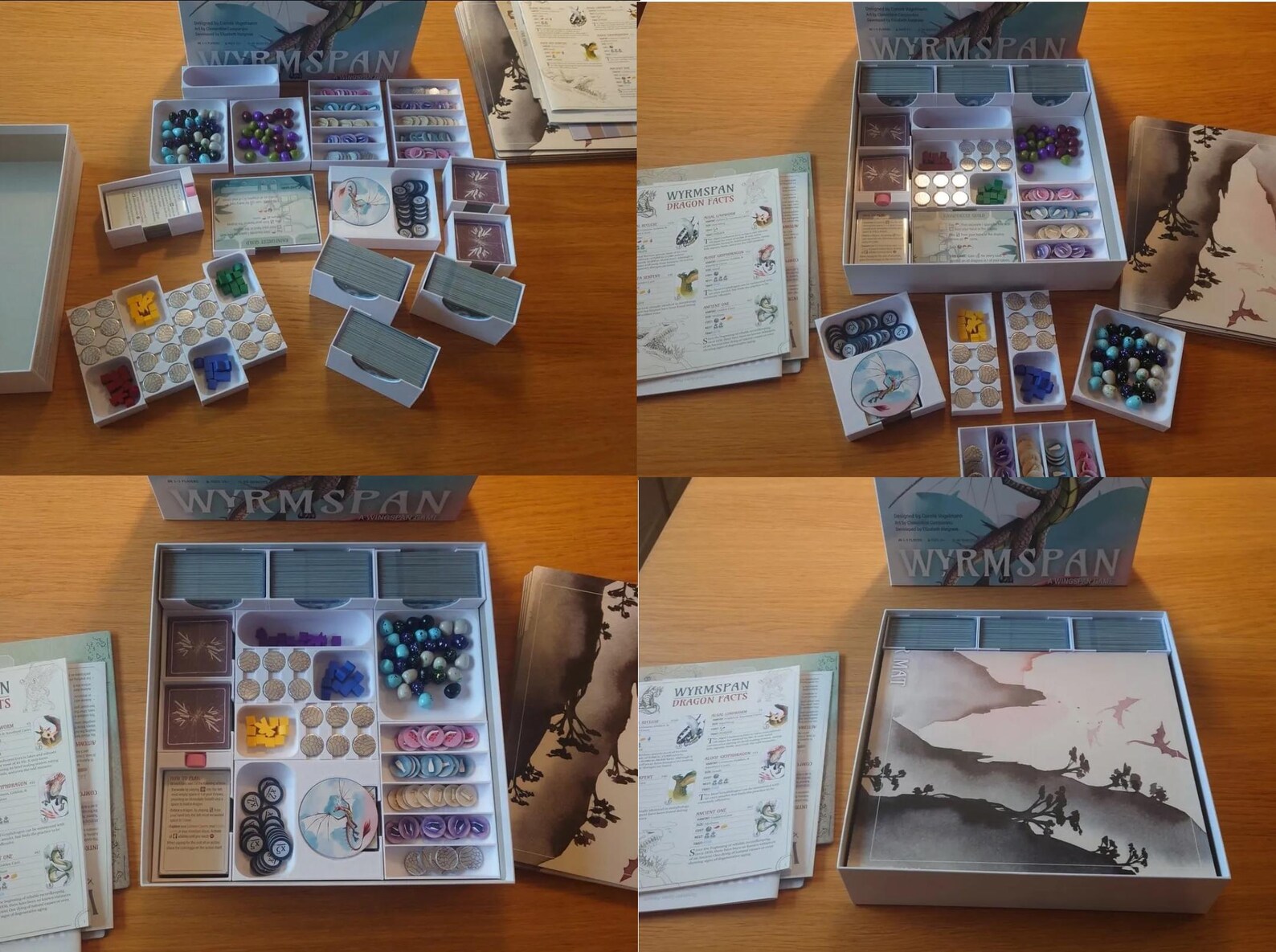 Wyrmspan Replacement Box and Inserts for Travel, Storage, and Play ...