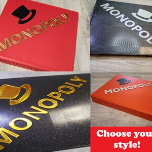Monopoly Game Storage Box With Bankers Box and Trays - Etsy