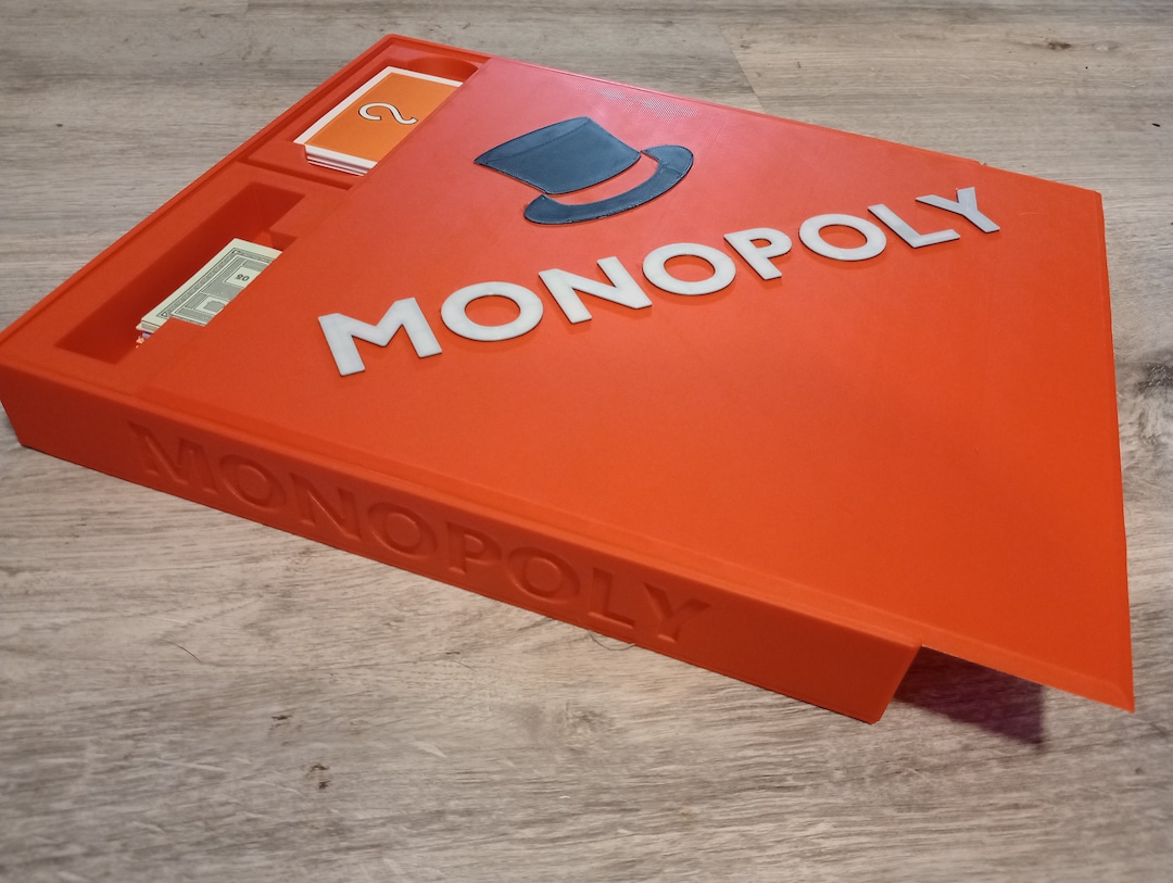 Monopoly Game Storage Box With Bankers Box and Trays - Etsy