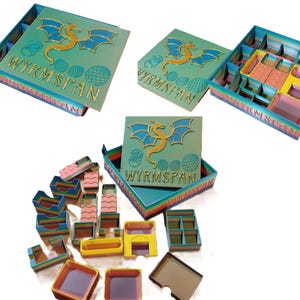 Wyrmspan Replacement Box and Inserts for Travel, Storage, and Play ...