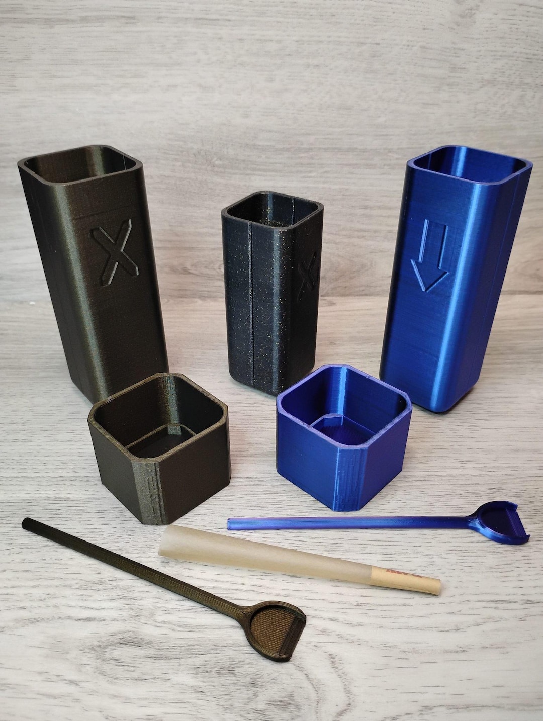 Cone Packer and Lighter Holder | King and 1 1/4 Size Cones - Etsy