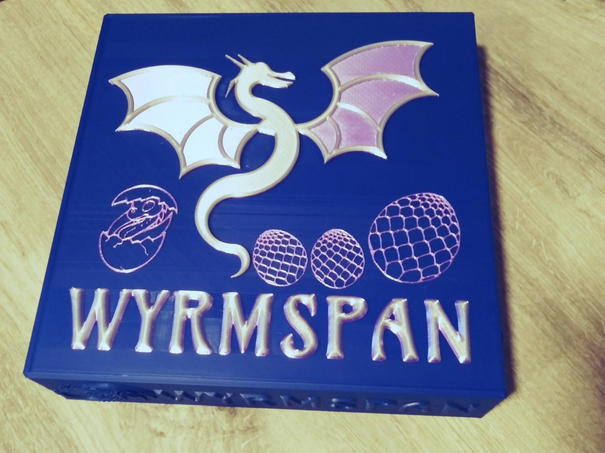 Wyrmspan Replacement Box and Inserts for Travel, Storage, and Play ...
