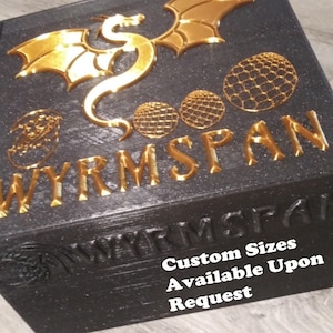Wyrmspan Replacement Box and Inserts for Travel, Storage, and Play ...