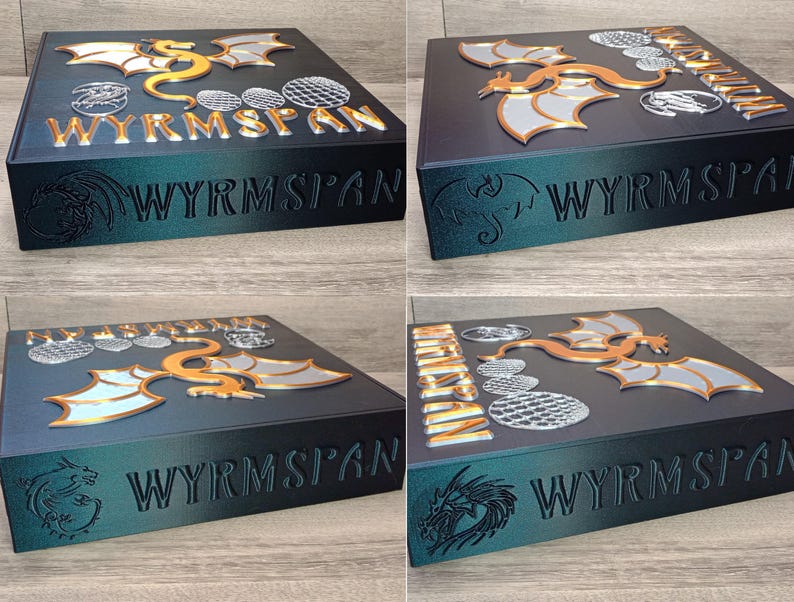 Wyrmspan Replacement Box and Inserts for Travel, Storage, and Play ...