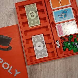Monopoly Game Storage Box With Bankers Box and Trays - Etsy