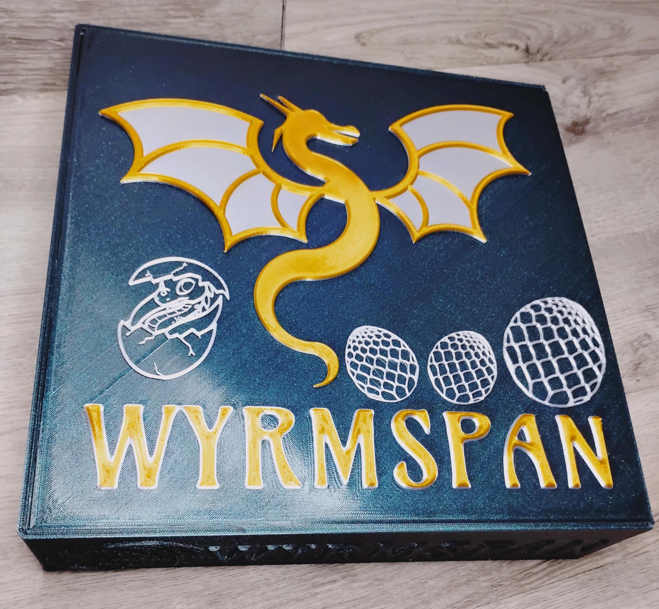 Wyrmspan Replacement Box and Inserts for Travel, Storage, and Play ...