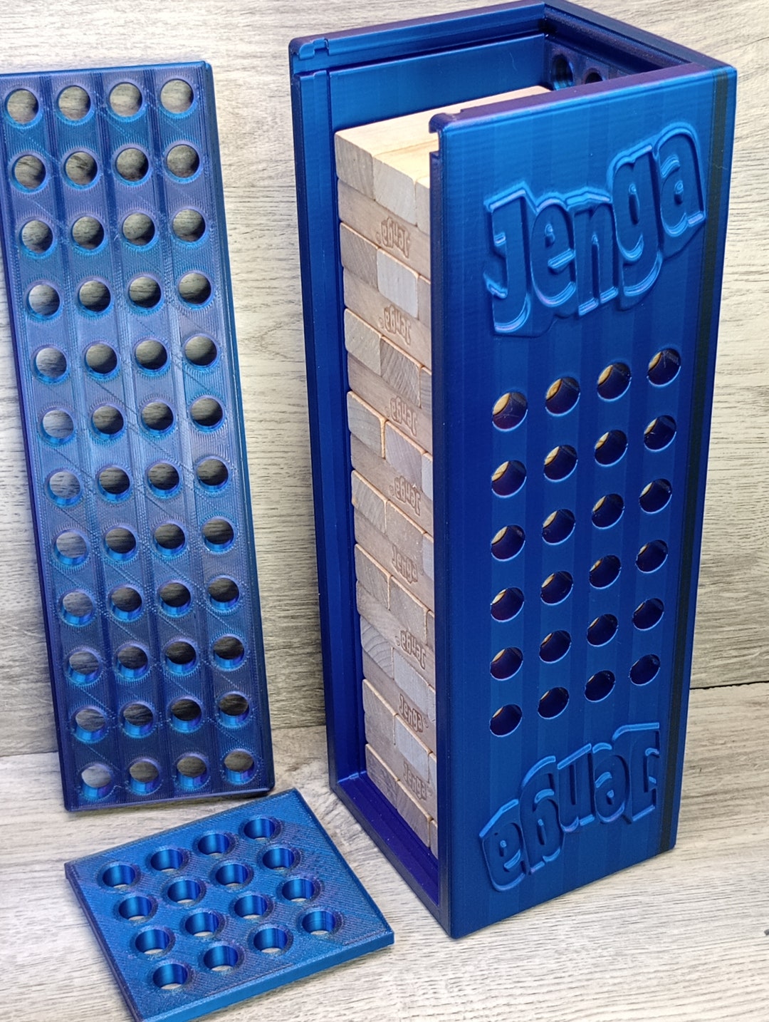 Jenga Storage Case and Stacker Tumblin Tower Case - Etsy