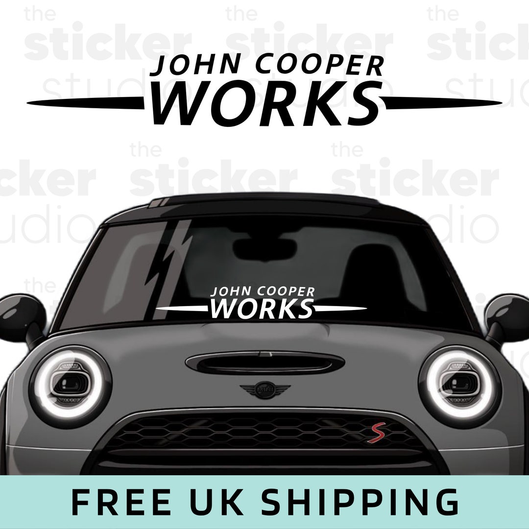 JOHN COOPER WORKS Sticker Decal Graphic Euro Jdm Slammed - Etsy
